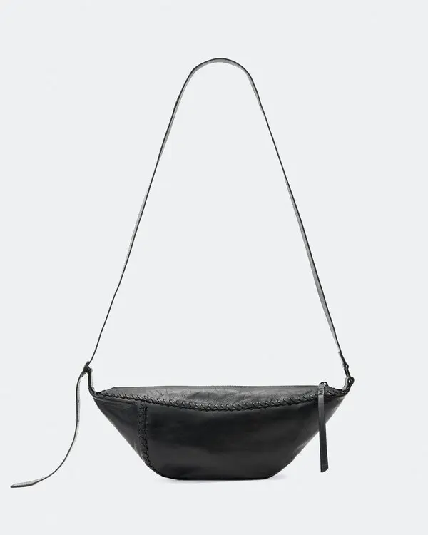 ALLSAINTS Esme Whipstitch Leather Crossbody Bag