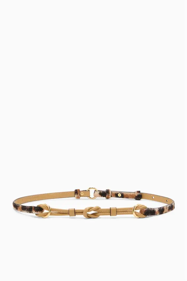 Ulla Johnson Knot Belt - Leopard