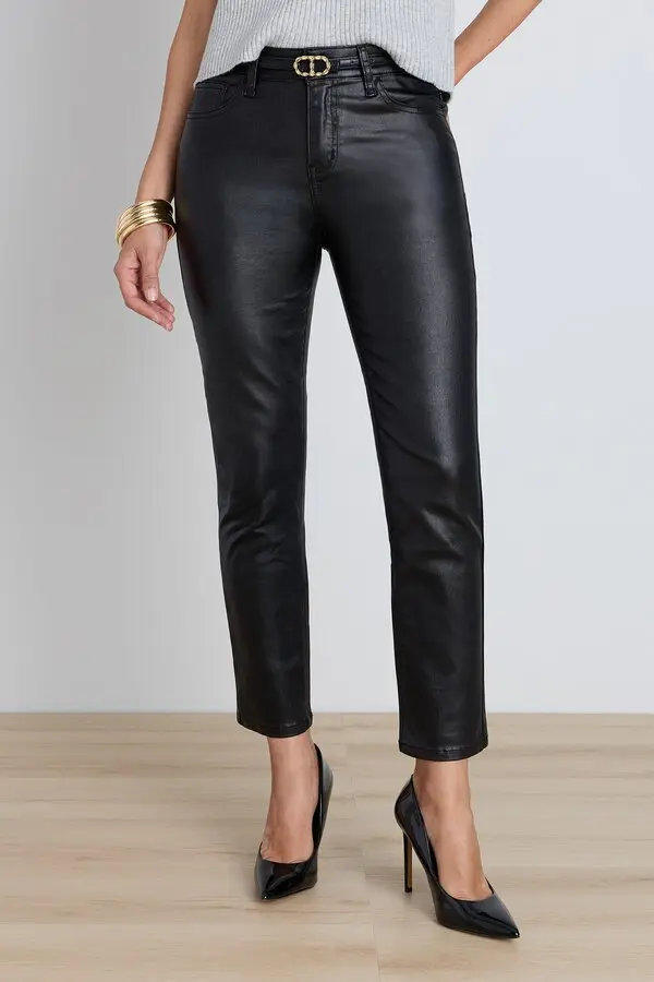 THE NOLI SHOP Elaine Coated Skinny Jean