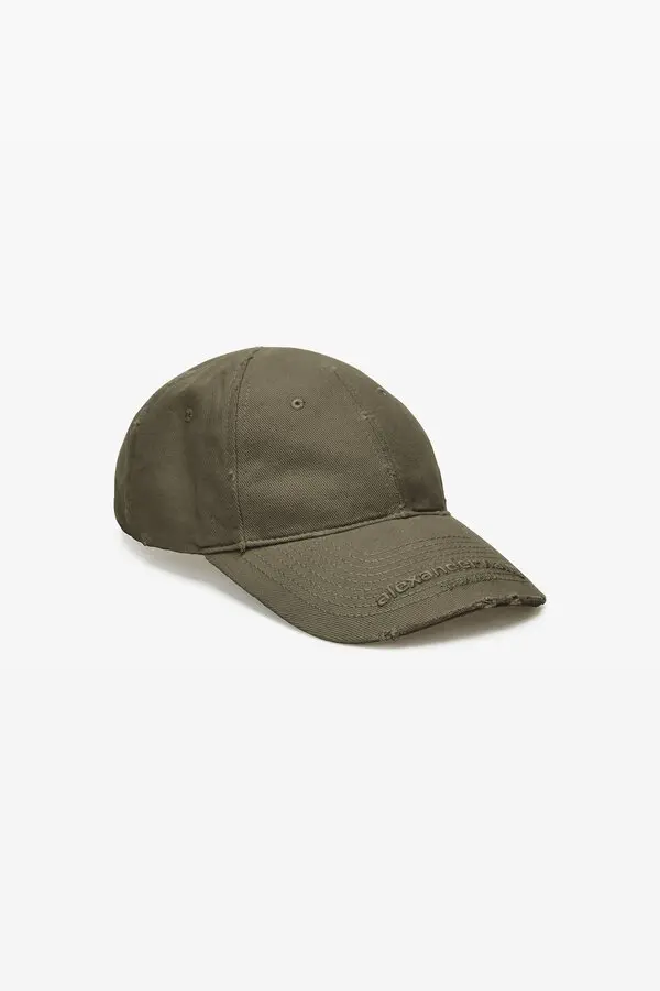 Alexander Wang Distressed Baseball Cap - Washed Army