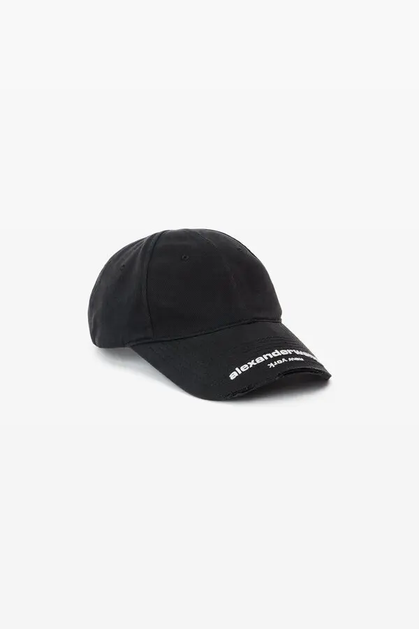 Alexander Wang Distressed Baseball Cap - Washed Black