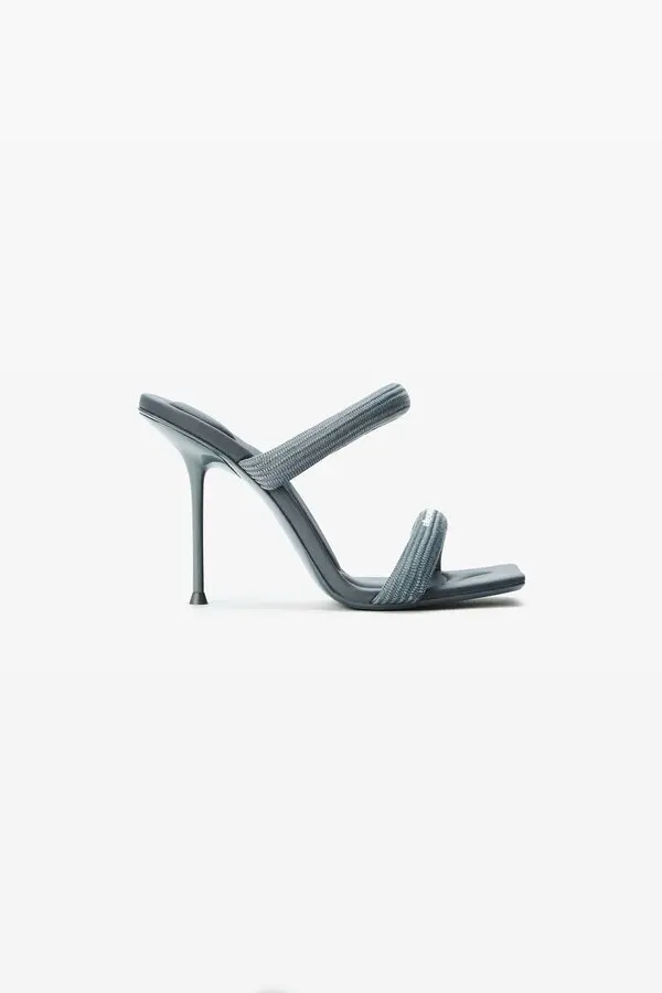 Alexander Wang Julie 105mm Nylon Tubular Sandal - Grey