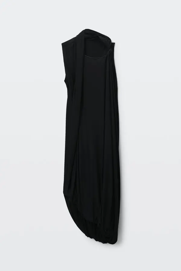 Alexander Wang Asymmetric Draped Midi Dress
