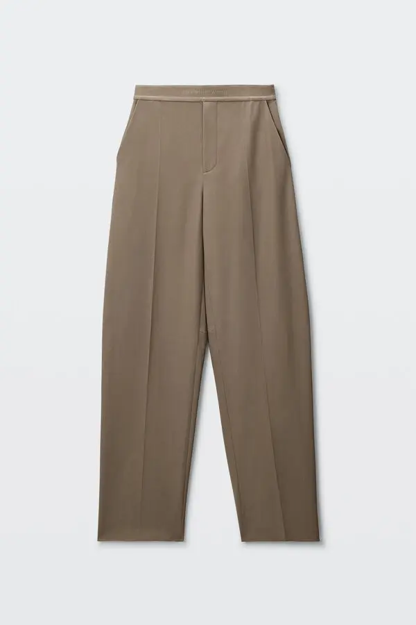 Alexander Wang Logo Elastic Mid-rise Articulated Pant - Fallen Rock