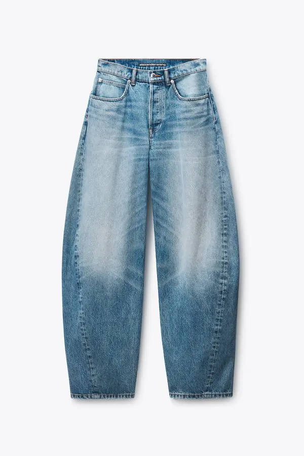 Alexander Wang Distressed Logo Blow Up Jean