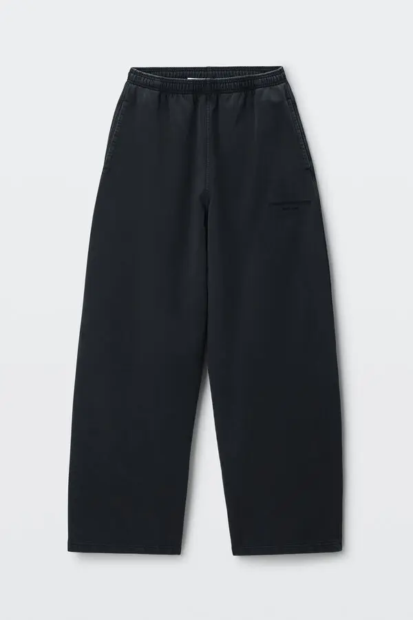 Alexander Wang Mid-rise Relaxed Sweatpant - Washed Black