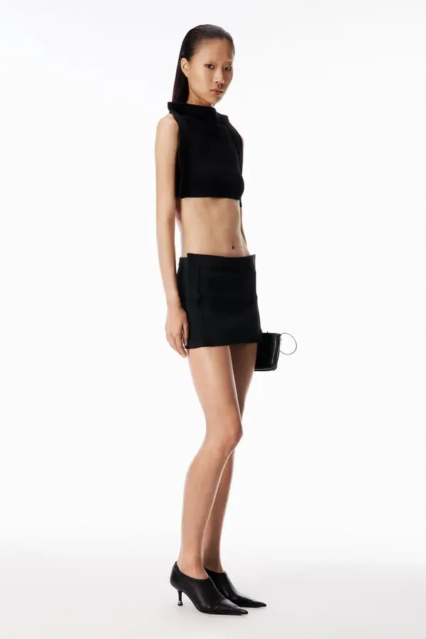 Alexander Wang Frame Sleeveless Crop Top