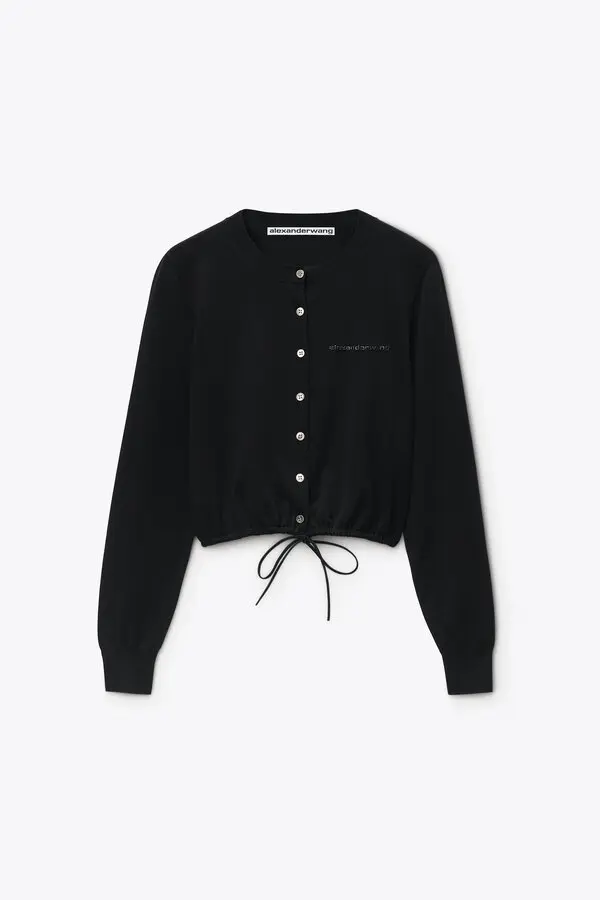 Alexander Wang Drawstring Hem Cardigan