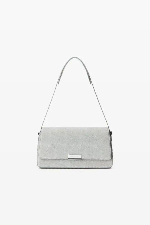 Alexander Wang Siren Shoulder Bag - Heather Grey