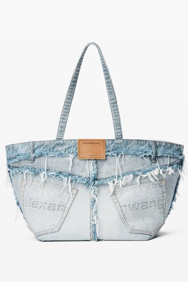 Alexander Wang Punch Denim Large Tote