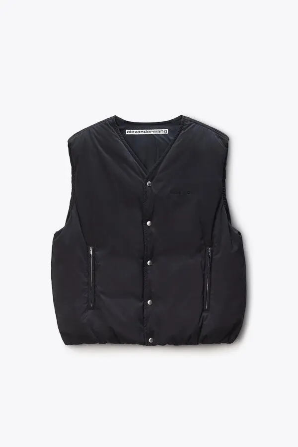 Alexander Wang Moto Puffer Vest