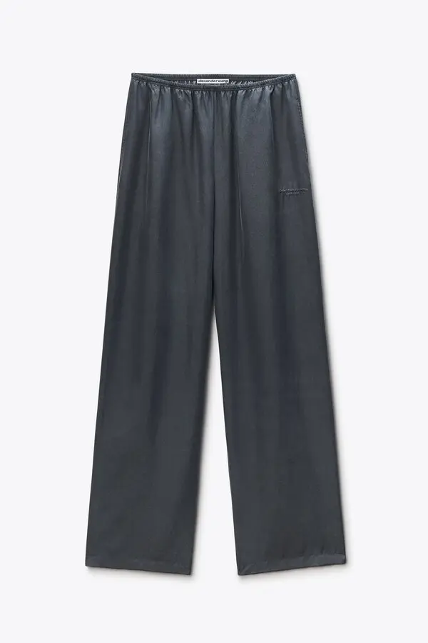 Alexander Wang Mid-rise Trackpant In Silk