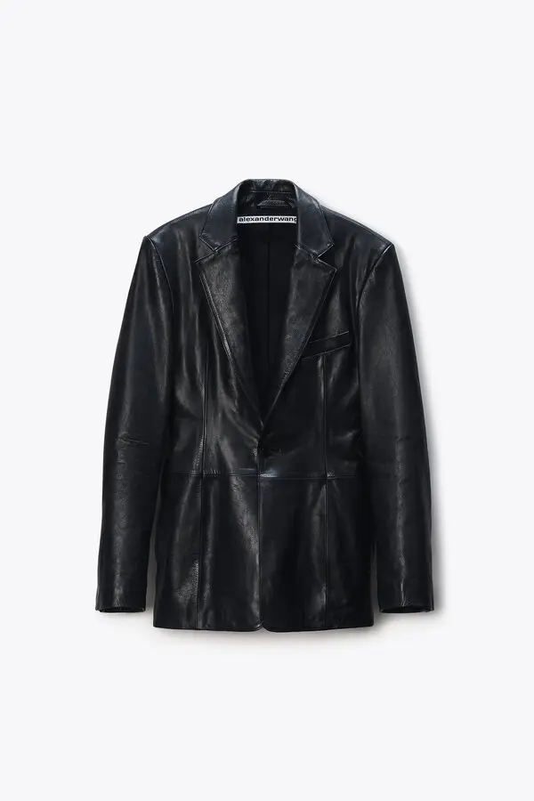 Alexander Wang Tailored Leather Blazer