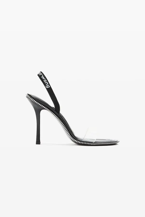 Alexander Wang Nova 105mm Zipper Slingback Sandal