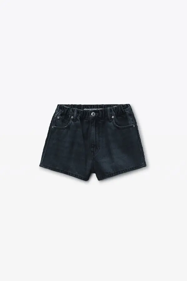 Alexander Wang Logo-embossed Marathon Shorts