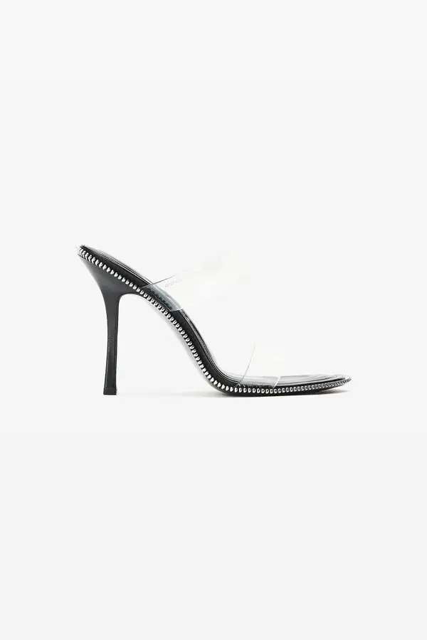 Alexander Wang Nova 105mm Zipper Double Strap Sandal
