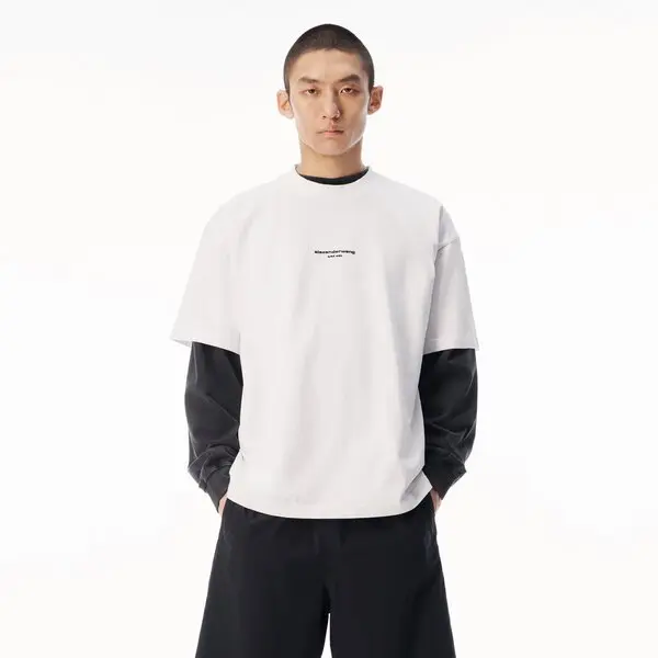 Alexander Wang Logo Print Tee - White