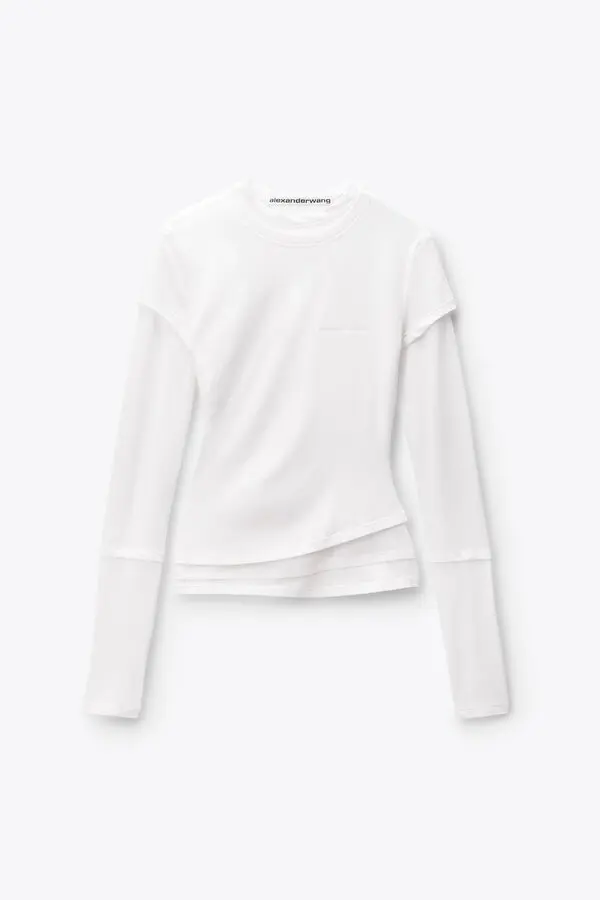 Alexander Wang Layered Top - White
