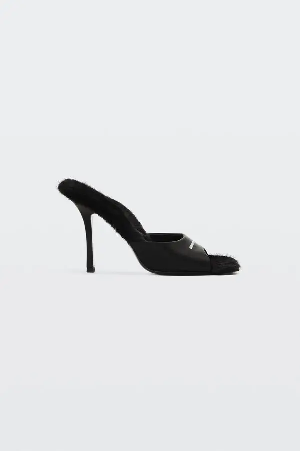 Alexander Wang Cher 105mm Mule - Black