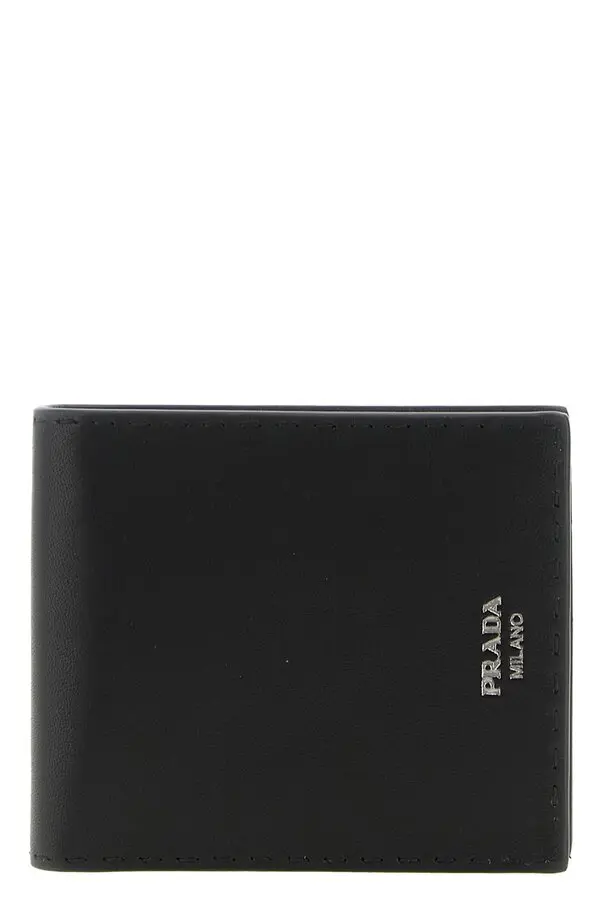 Prada Antiqued Leather Wallet