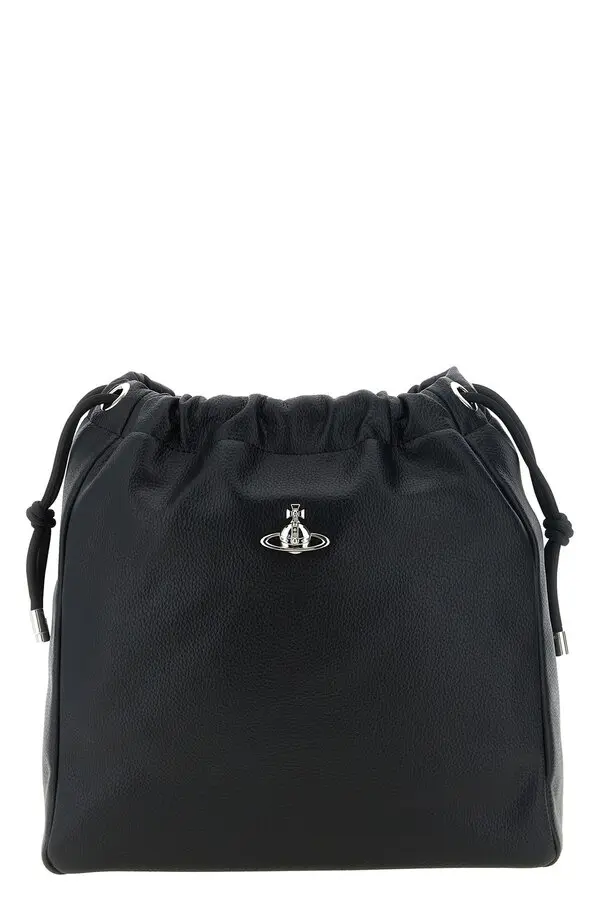 VIVIENNE WESTWOOD Hilary' Bucket Bag - Black