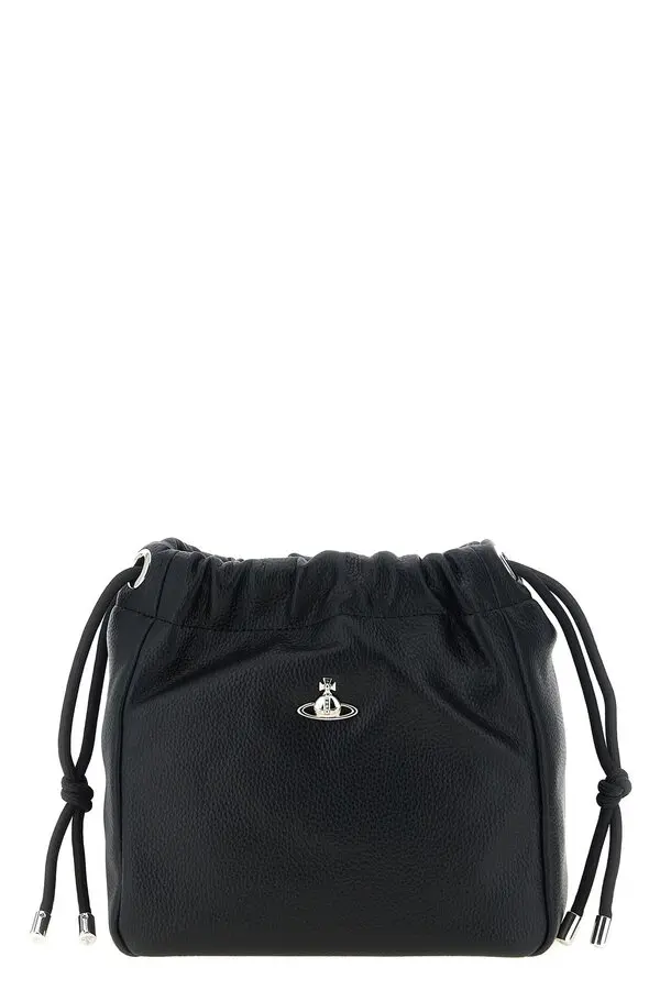 VIVIENNE WESTWOOD Hilary' Small Bucket Bag - Black