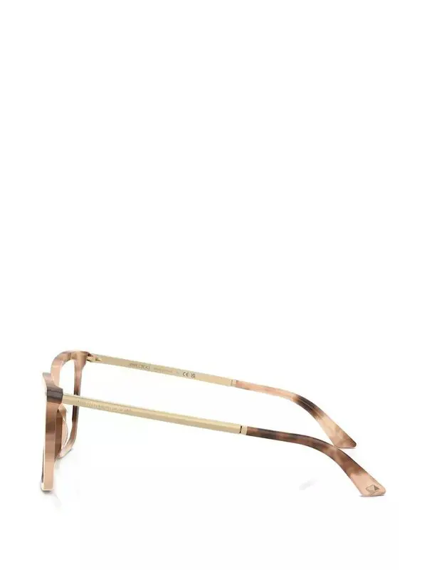 JIMMY CHOO Geometric-frame Glasses