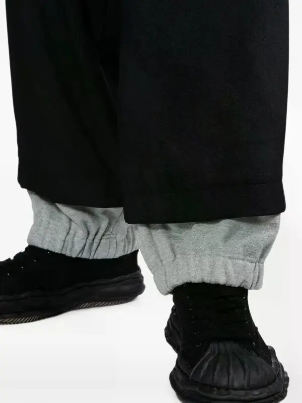 Mihara Yasuhiro Layered Wide-leg Trousers