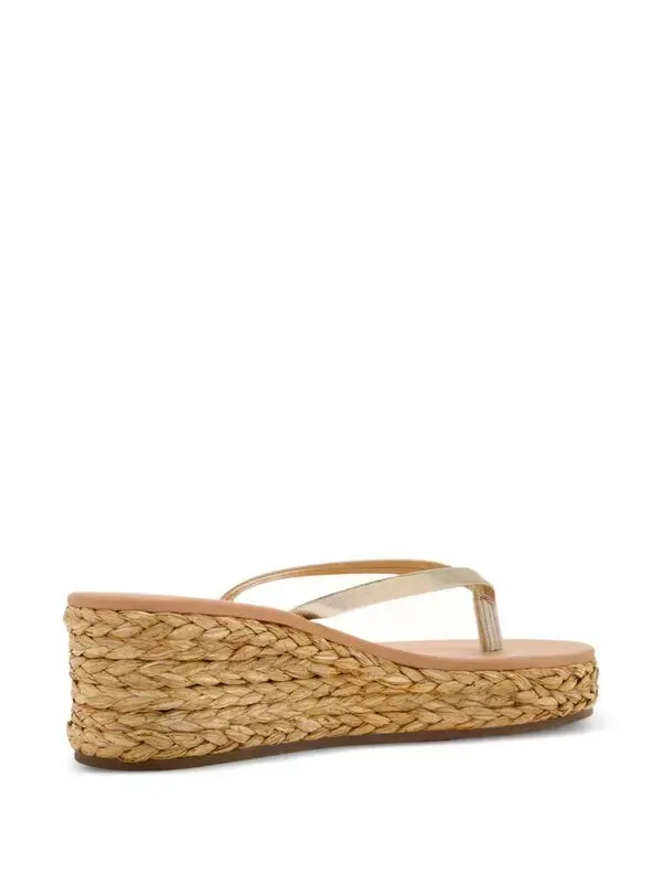 ANCIENT GREEK SANDALS Saionara Low-wedge Sandals - Gold