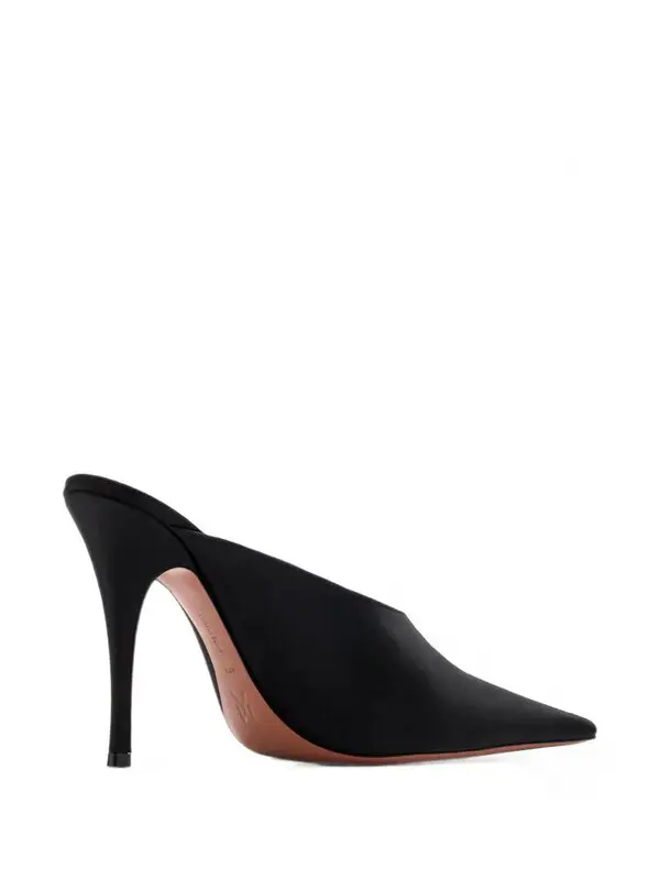 Amina Muaddi Felicia Satin Mules