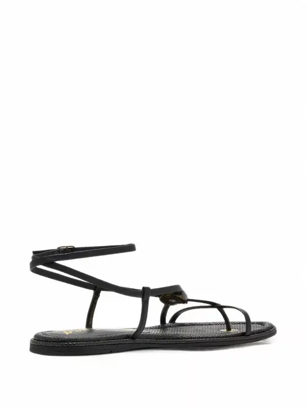 Sam Edelman Rillie Stone-embellished Flat Sandals - Black