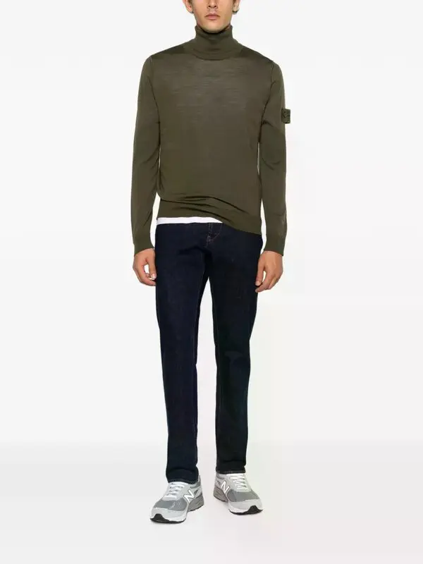 Stone Island Ghost Logo-patch Sweater