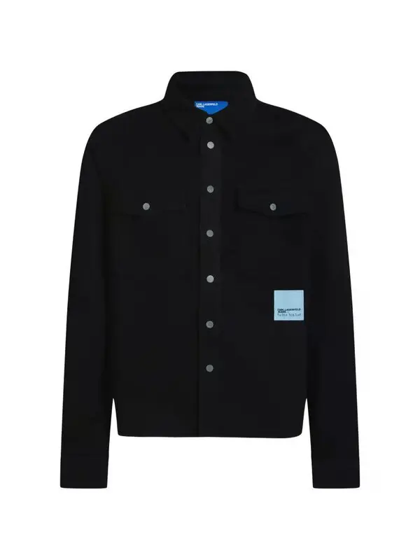 Karl Lagerfeld X Pietro Terzini Logo-patch Overshirt