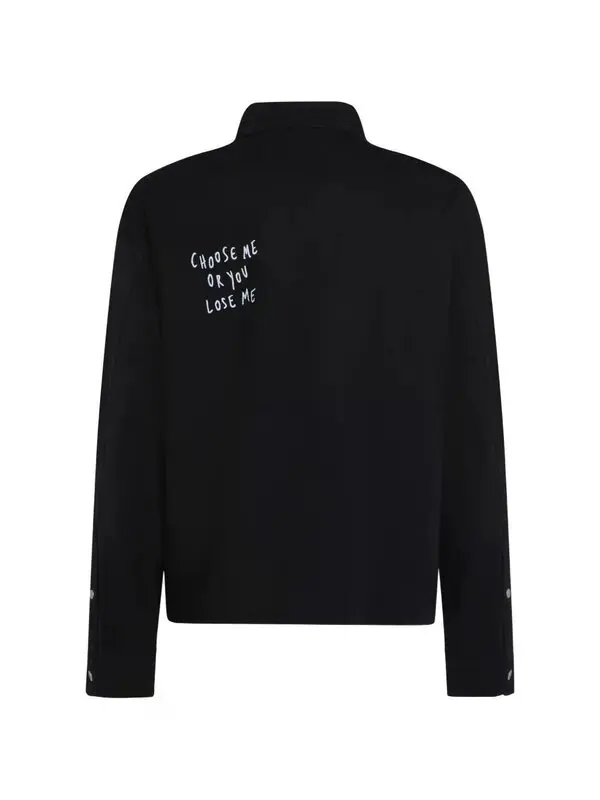 Karl Lagerfeld X Pietro Terzini Logo-patch Overshirt