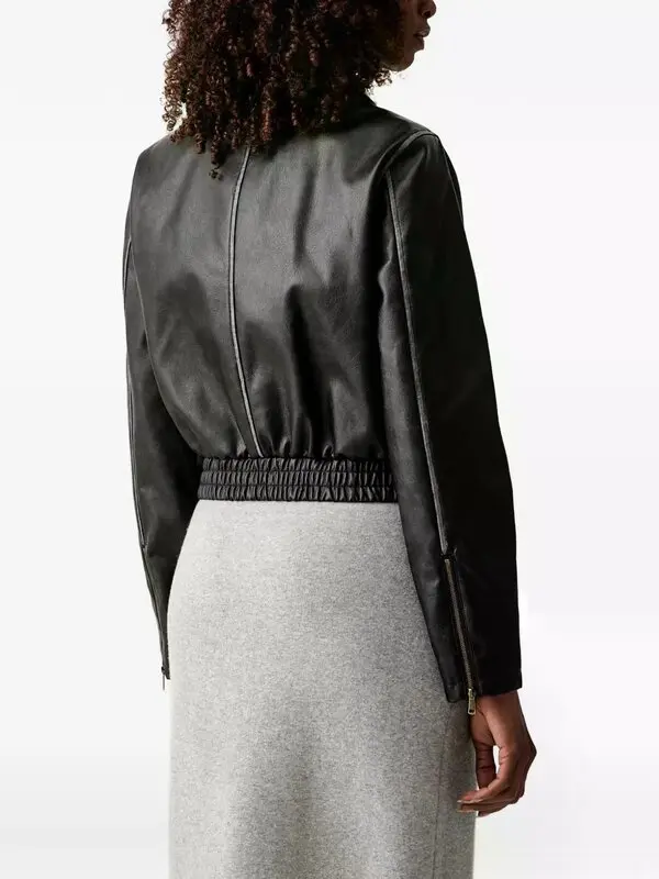 TWINSET Elasticated-hem Zip-up Jacket