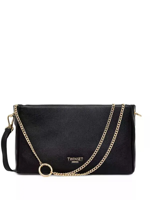 TWINSET Chain-link Shoulder Bag - Black