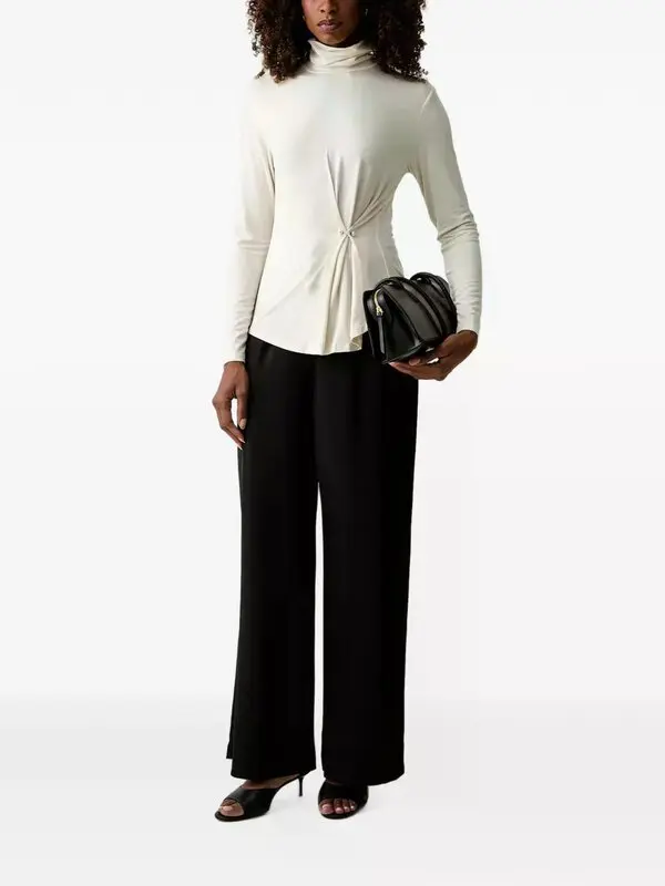 TWINSET Embellished Gathered-detail Blouse