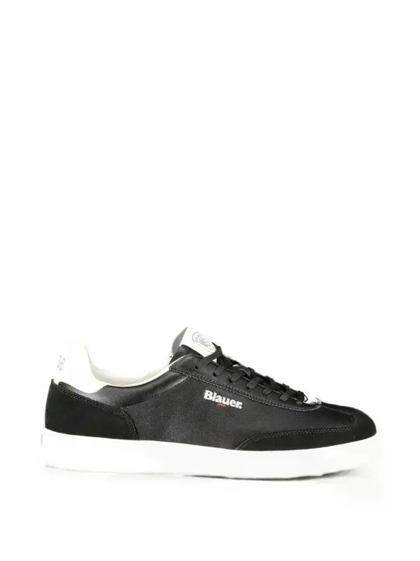 BLAUER. Grant Logo-patch Panelled Sneakers