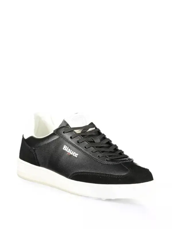 BLAUER. Grant Logo-patch Panelled Sneakers