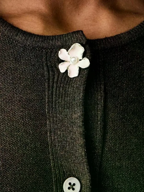 TWINSET Cardigan With Enamelled Button