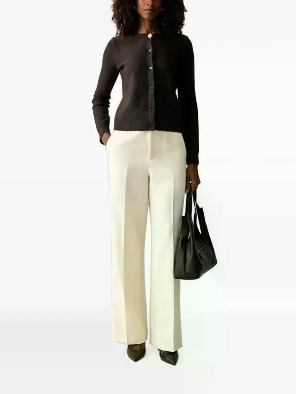 TWINSET Cardigan With Enamelled Button - Brown