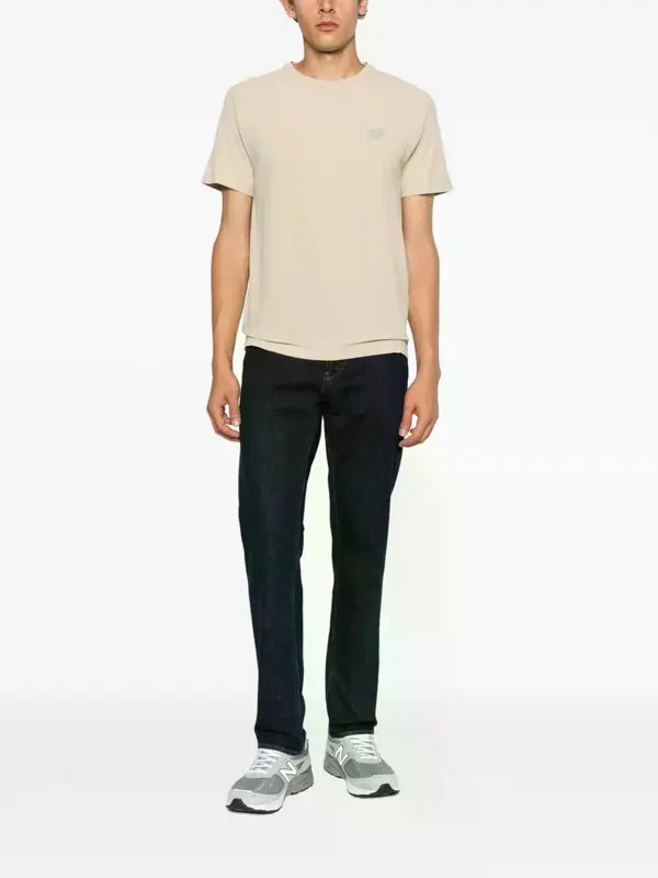 Stone Island Ghost Logo-patch T-shirt - Neutrals
