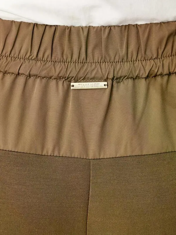 TWINSET Drawstring Wide-leg Trousers