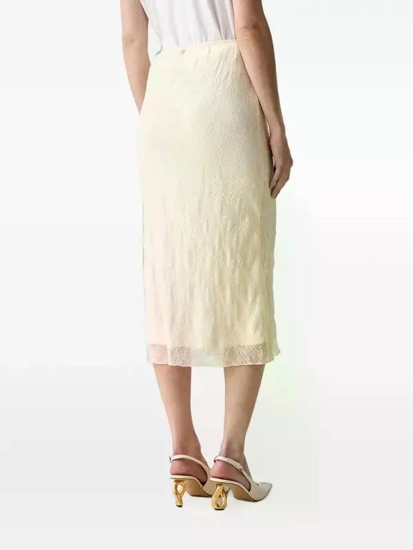 TWINSET Lace-overlay Midi Skirt