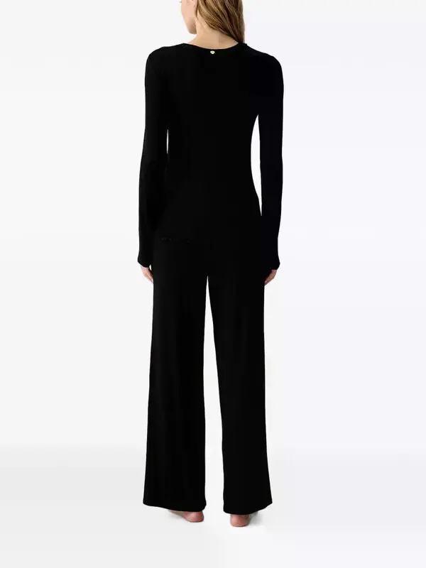TWINSET Ruffle-trim Pyjamas - Black