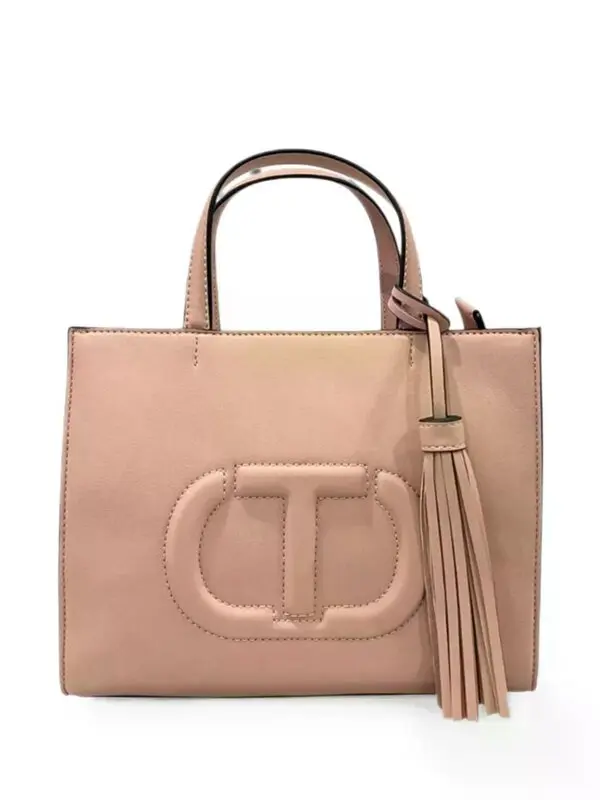 TWINSET Tassel-detail Logo-embossed Shoulder Bag
