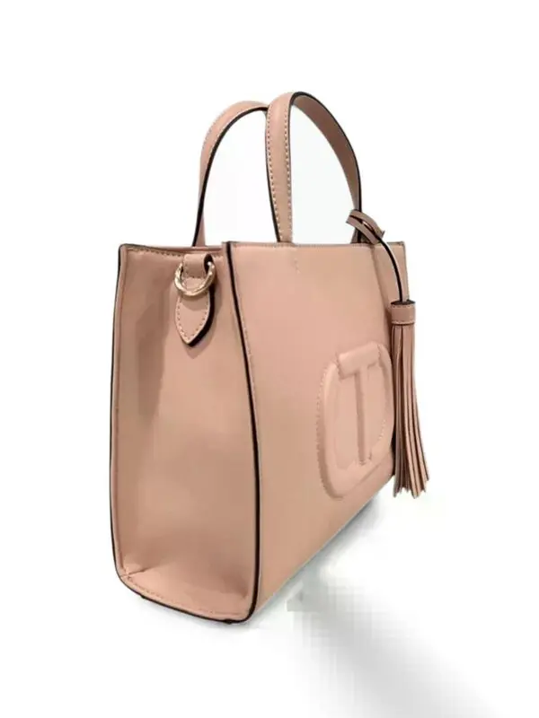 TWINSET Tassel-detail Logo-embossed Shoulder Bag