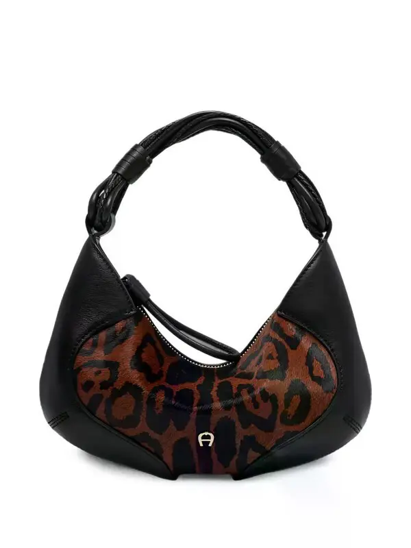 AIGNER Small Giara Ocelot Leopard-print Shoulder Bag