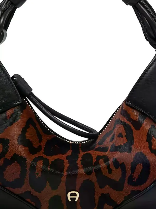 AIGNER Small Giara Ocelot Leopard-print Shoulder Bag