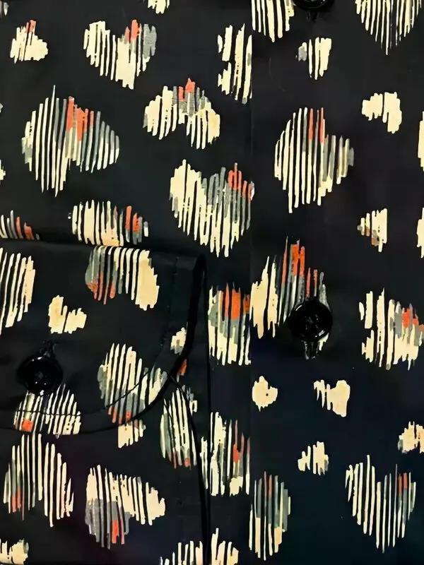 BAGUTTA Heart-print Shirt